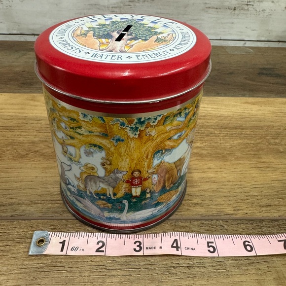 Other | Storage Tin Money Bank Vintage 199 Judith Ann Griffith Save Our ...